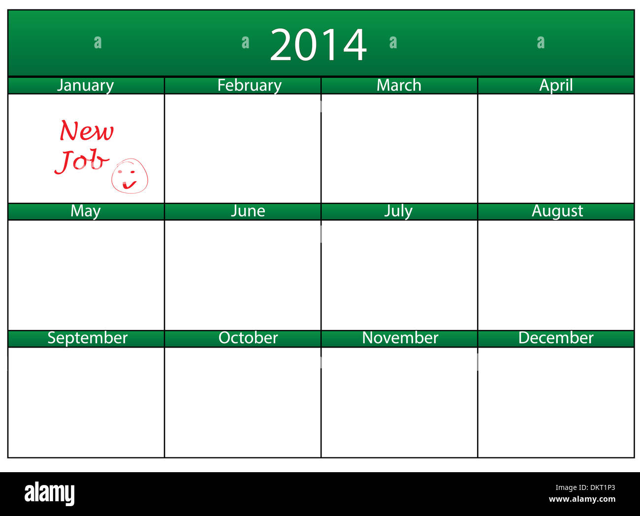 2014 calendar hi-res stock photography and images - Alamy