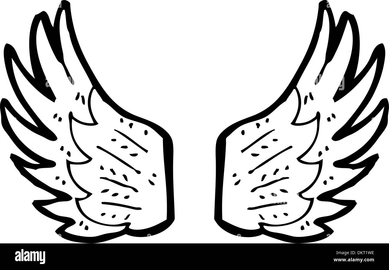 cartoon angel wings Stock Vector Image & Art - Alamy