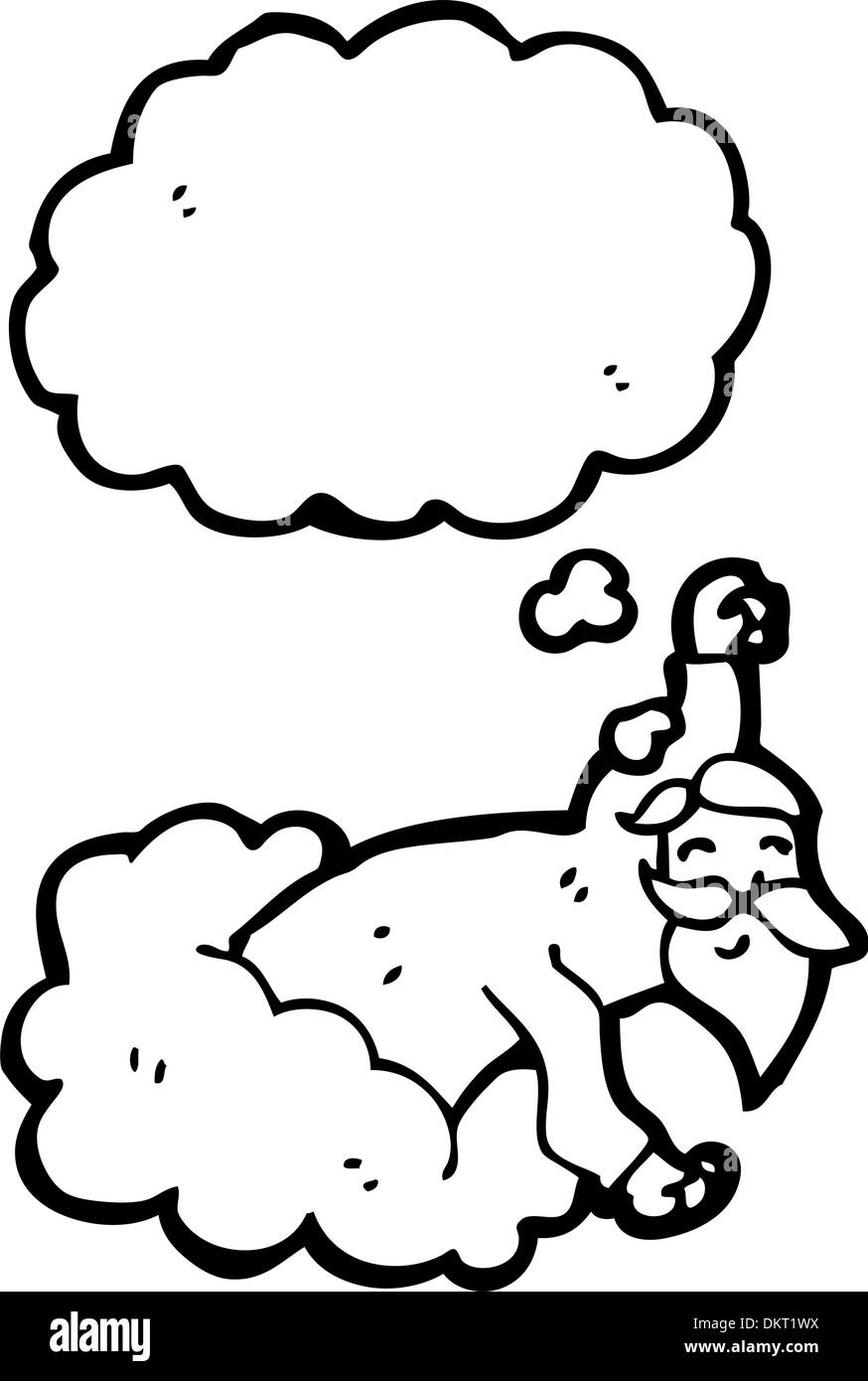 cartoon god on cloud Stock Vector Image & Art - Alamy