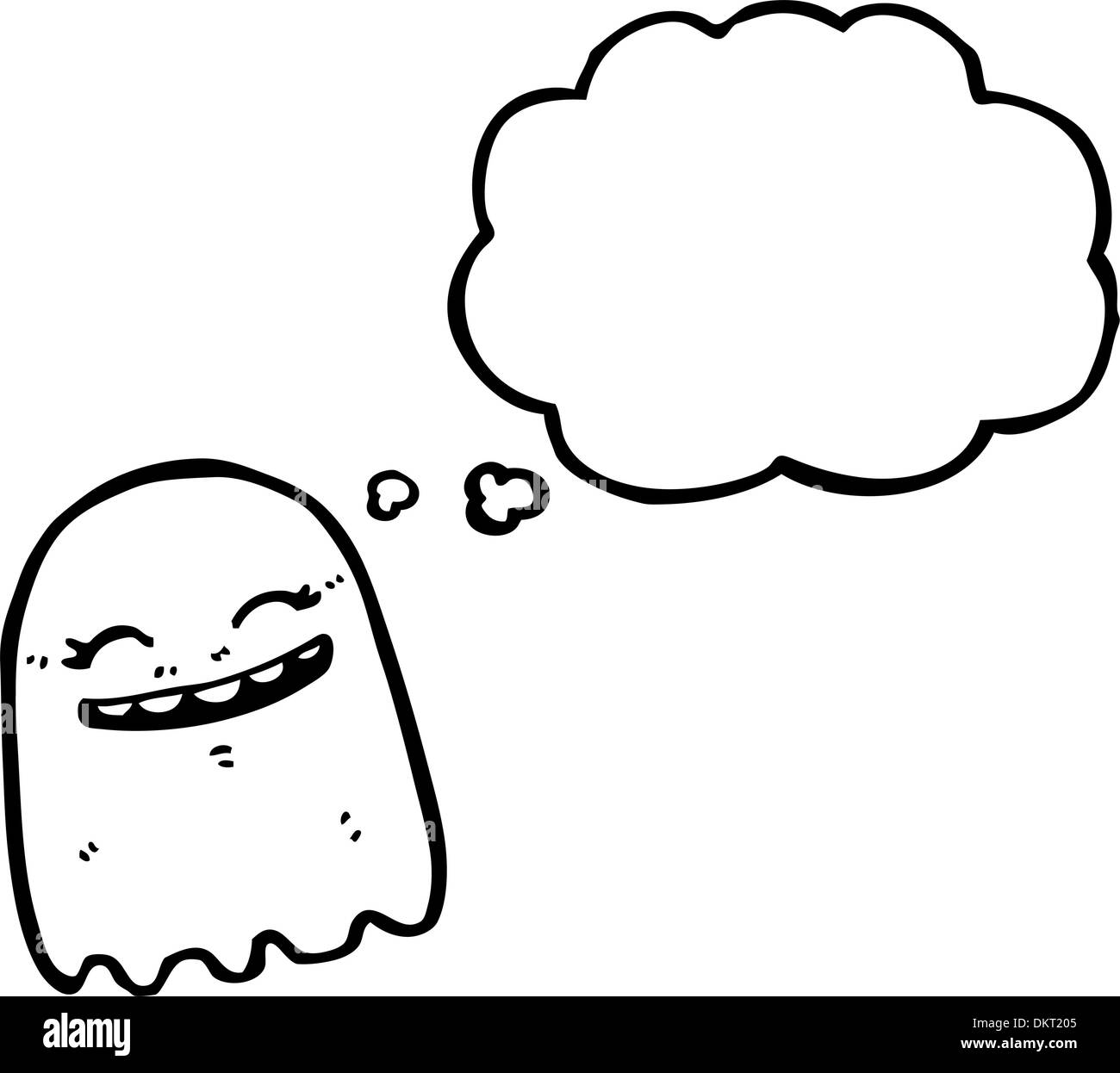 happy ghost cartoon Stock Vector Image & Art - Alamy