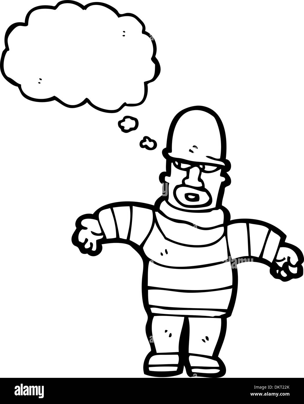 Criminal thinking Stock Vector Images - Alamy