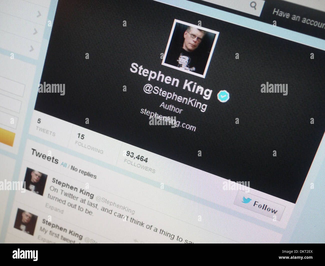 King twitter hi-res stock photography and images - Alamy