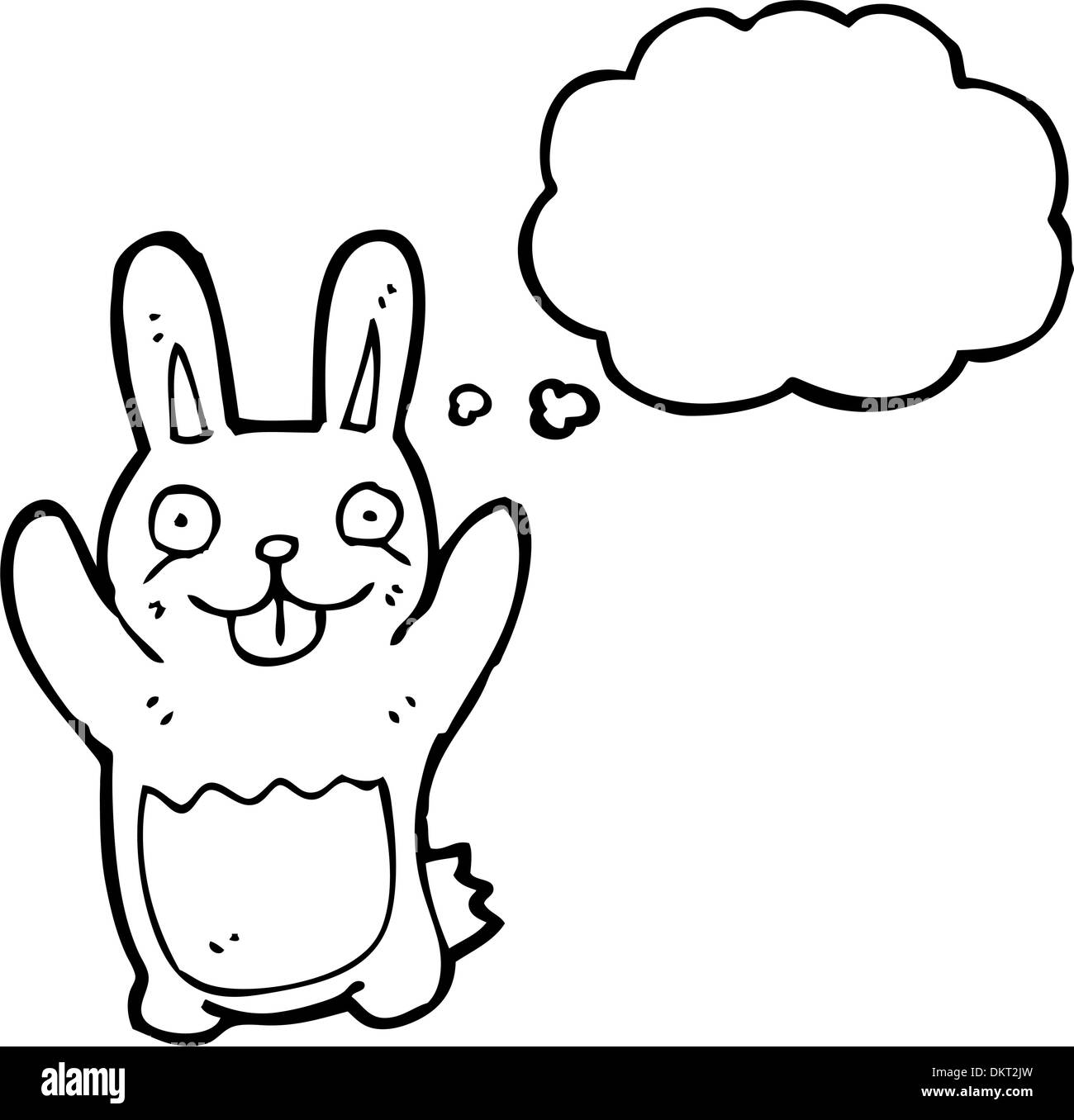 pink rabbit cartoon Stock Vector Image & Art - Alamy