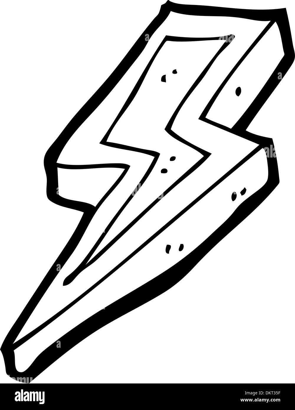 cartoon lightning bolt Stock Vector Image & Art - Alamy