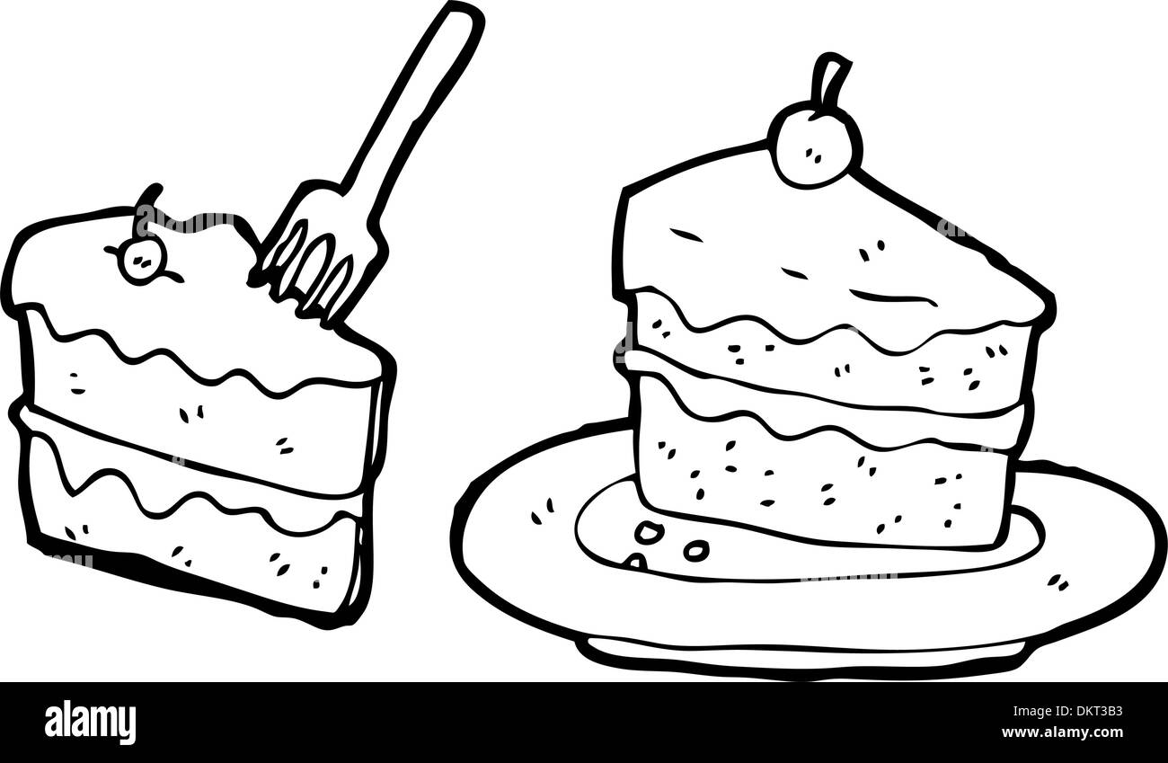 tasty cake cartoon Stock Vector Image & Art - Alamy