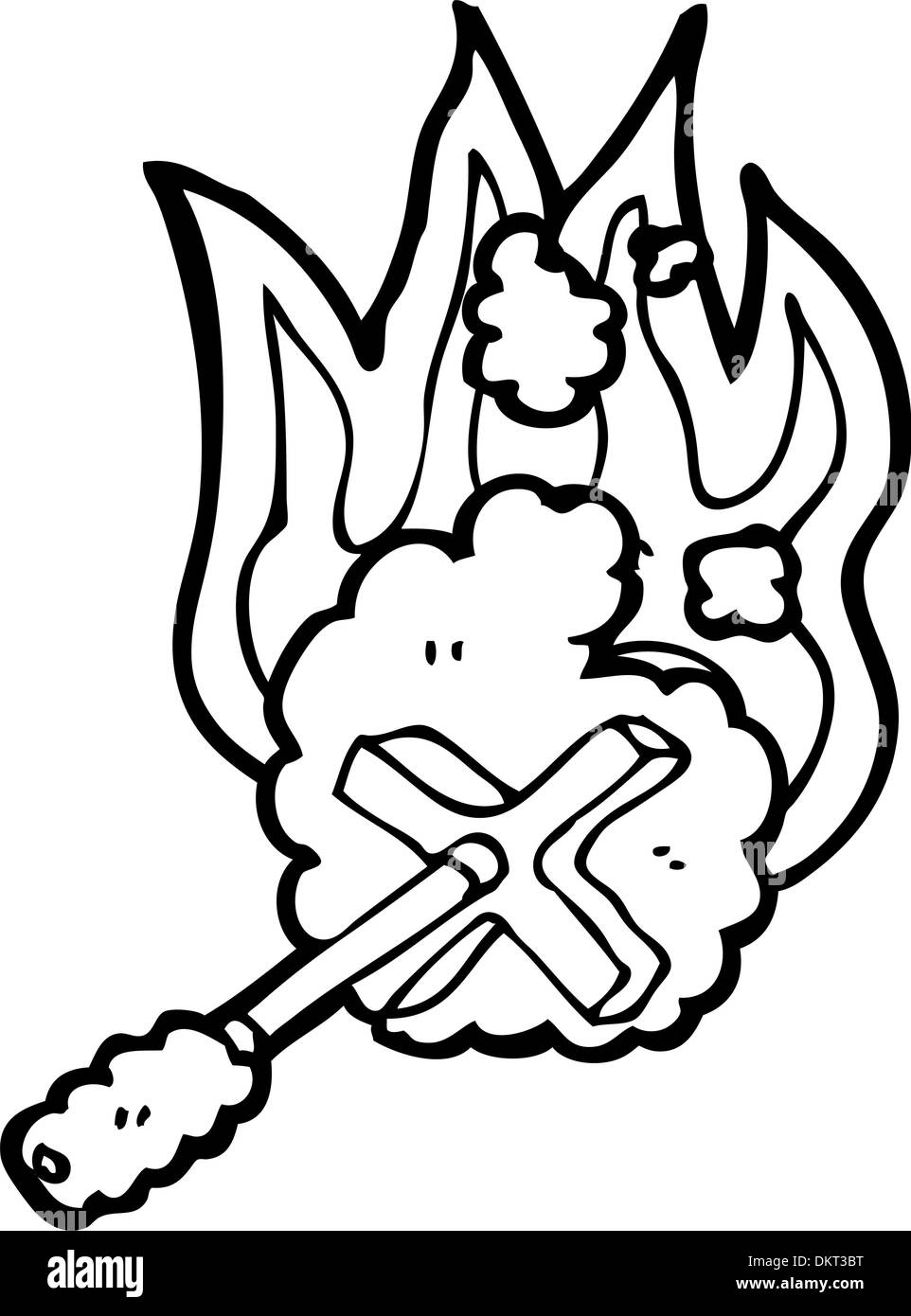 Red hot branding iron Stock Vector Images - Alamy