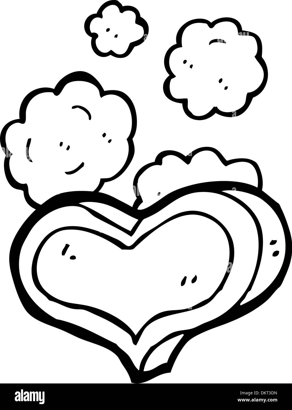 heart symbol cartoon Stock Vector Image & Art - Alamy