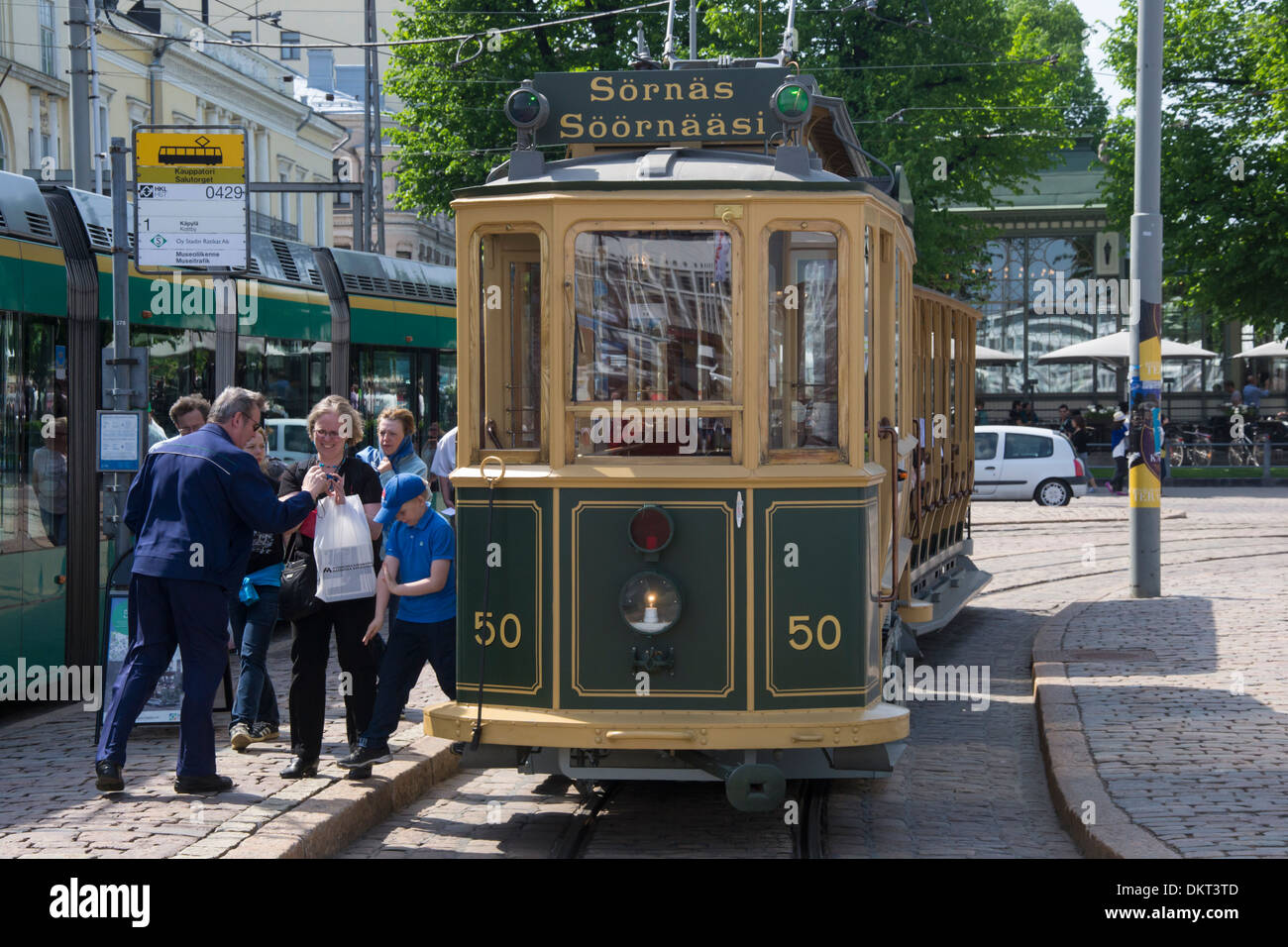Tram at stop old market square hi-res stock photography and images - Alamy