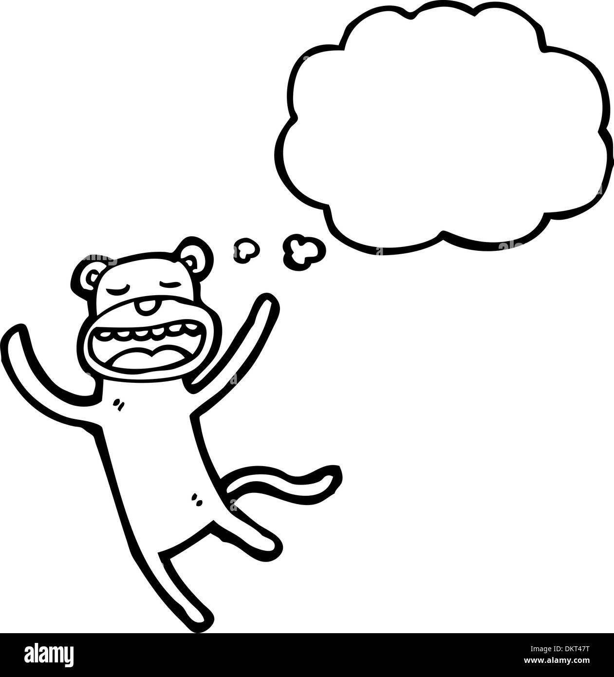 Monkey cartoon thinking hi-res stock photography and images - Alamy