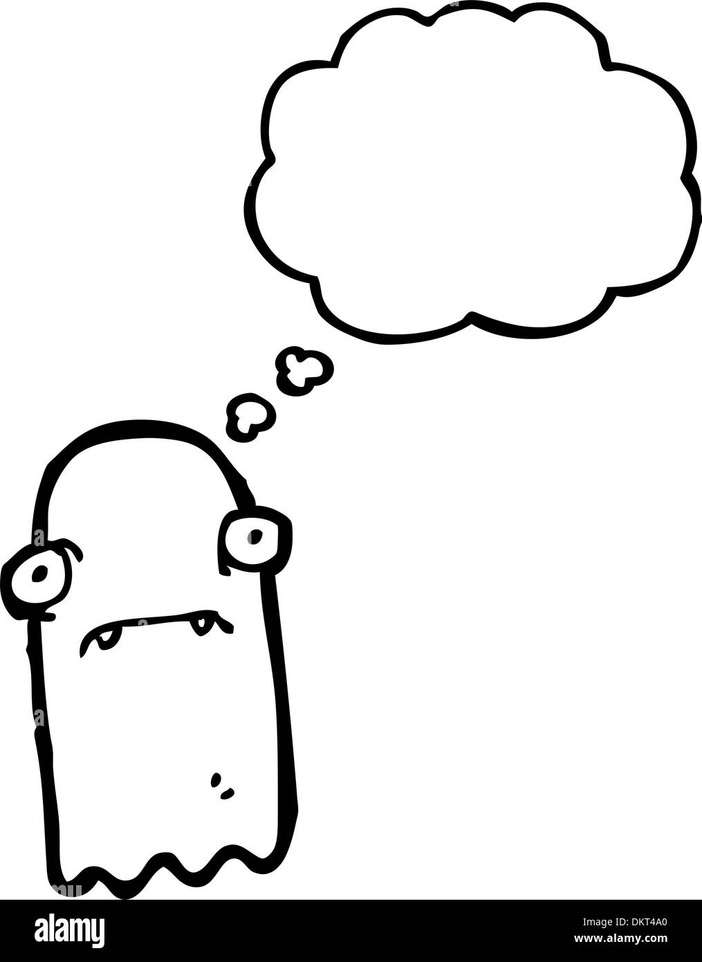 Ghost thinking Stock Vector Images - Alamy