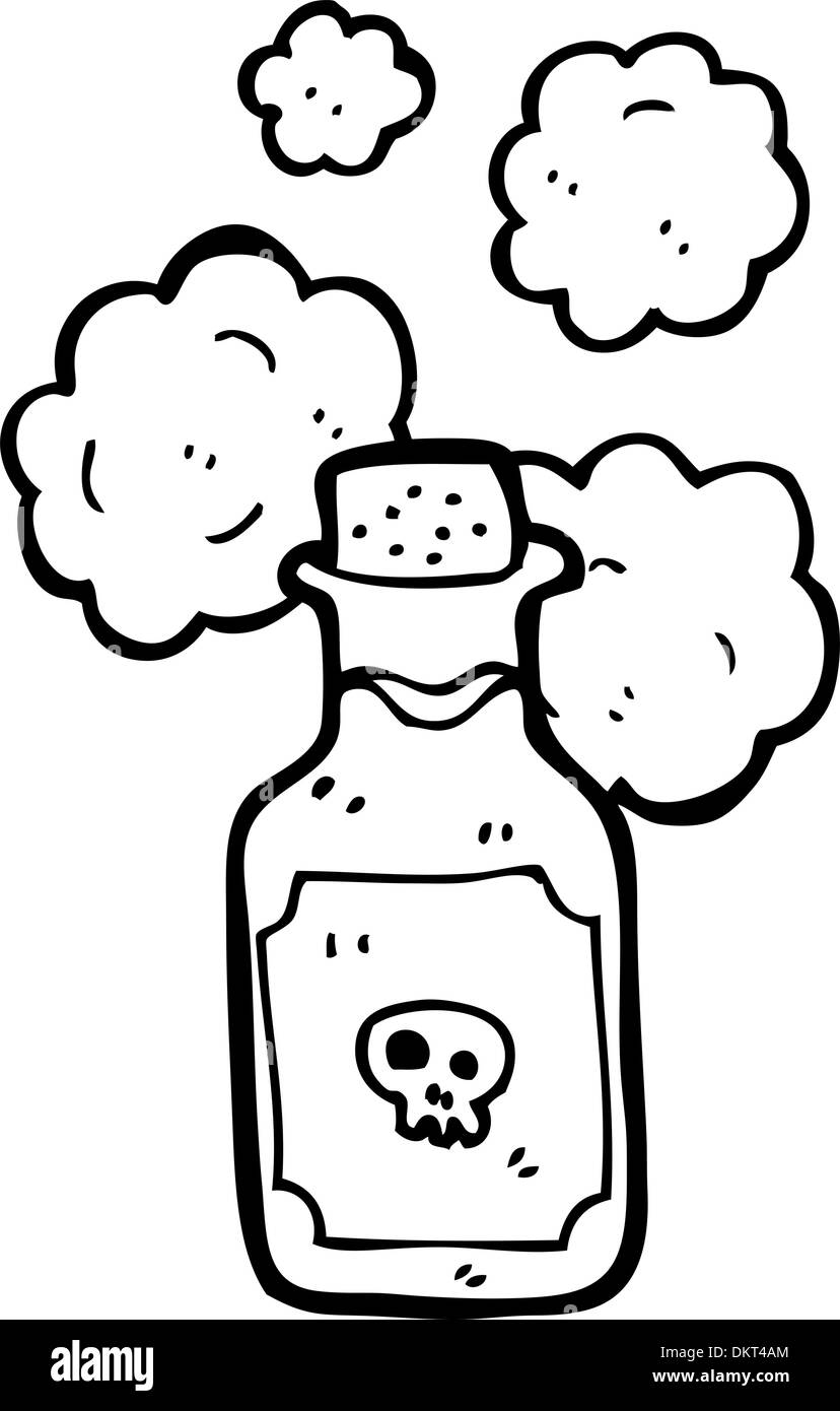 cartoon vial of poison Stock Vector Image & Art - Alamy