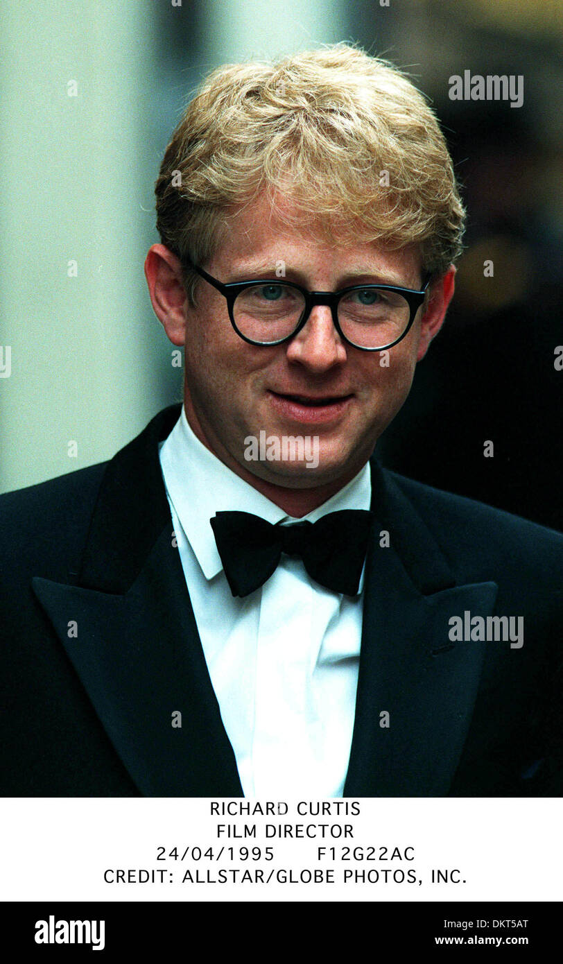 RICHARD CURTIS.FILM DIRECTOR.24/04/1995.F12G22AC Stock Photo - Alamy
