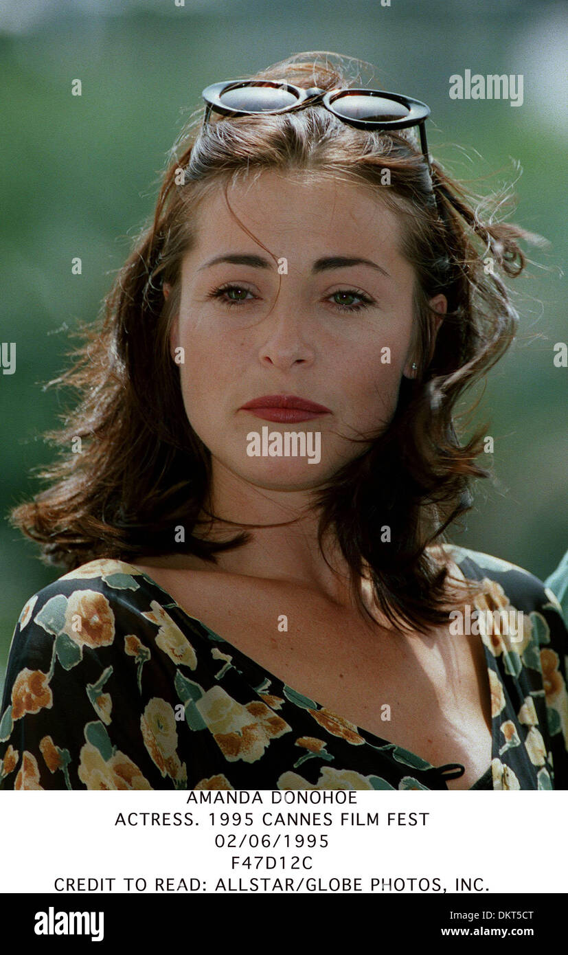 AMANDA DONOHOE.ACTRESS. 1995 CANNES FILM FEST.02/06/1995.F47D12C.CREDIT TO READ Stock Photo - Alamy