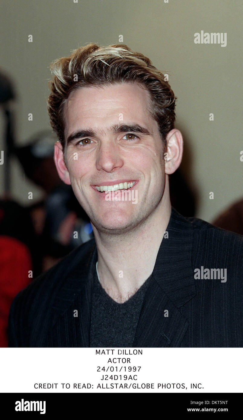 MATT DILLON.ACTOR.24/01/1997.J24D19AC.CREDIT TO READ Stock Photo - Alamy
