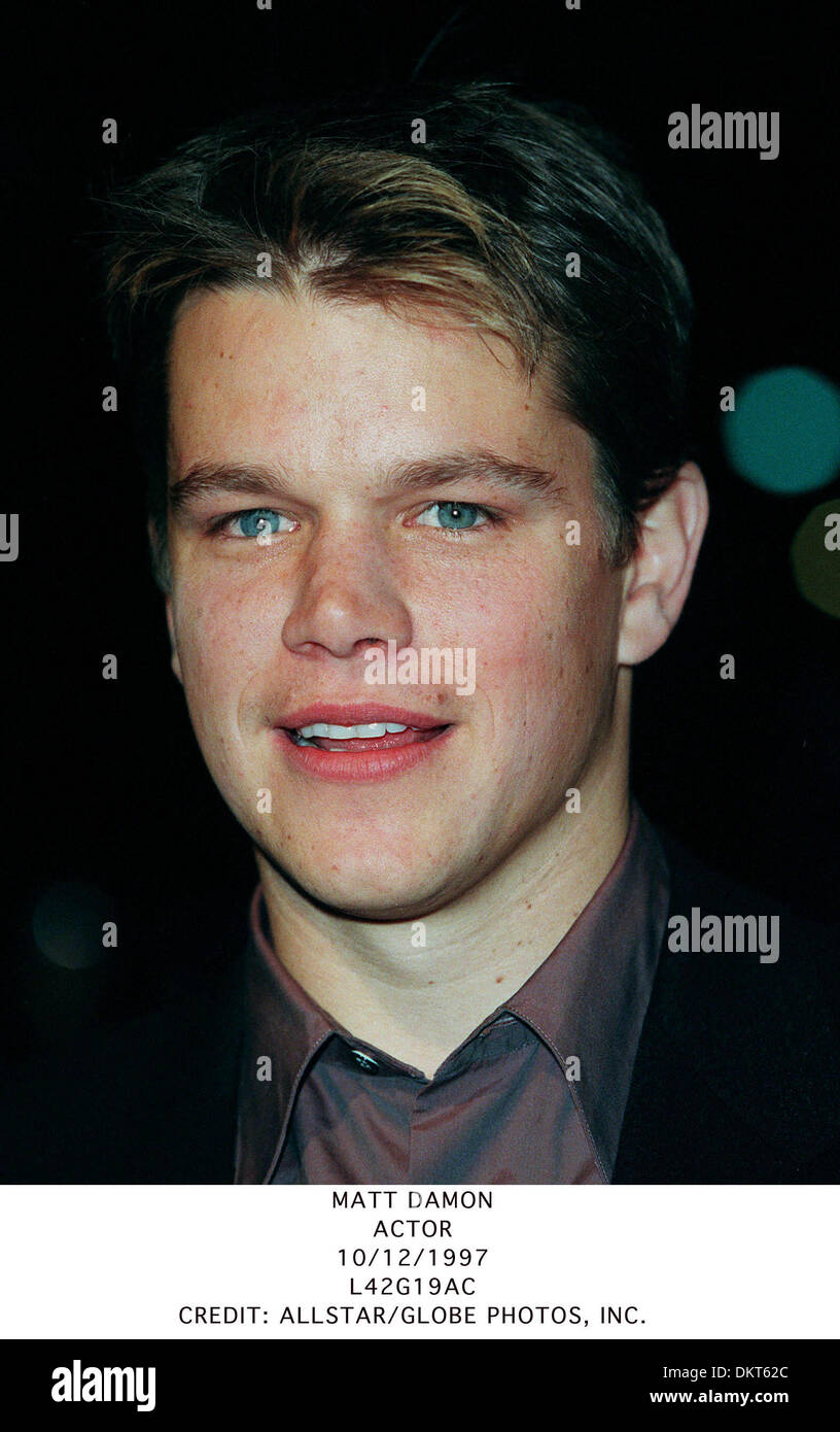 Matt damon 1997 hi-res stock photography and images - Alamy