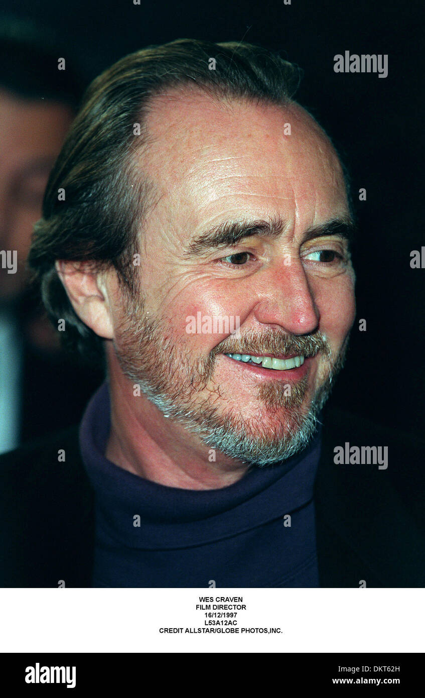 WES CRAVEN.FILM DIRECTOR.16/12/1997.L53A12AC Stock Photo - Alamy