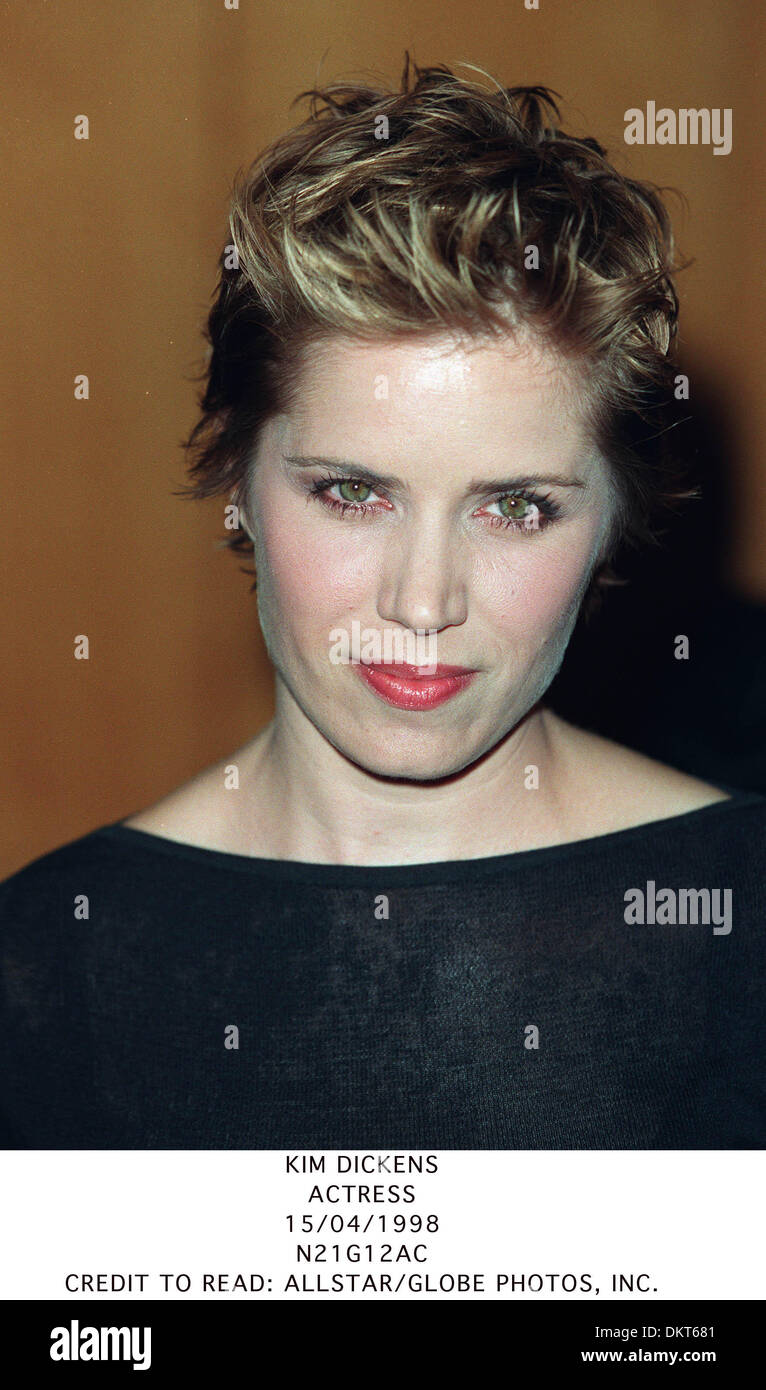 KIM DICKENS.ACTRESS.15/04/1998.N21G12AC.CREDIT TO READ Stock Photo - Alamy