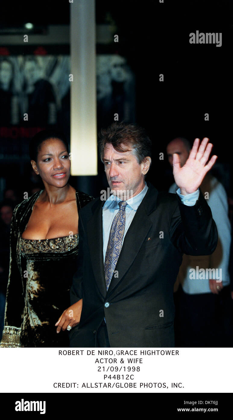 Robert de niro grace hightower 1998 hi-res stock photography and images ...
