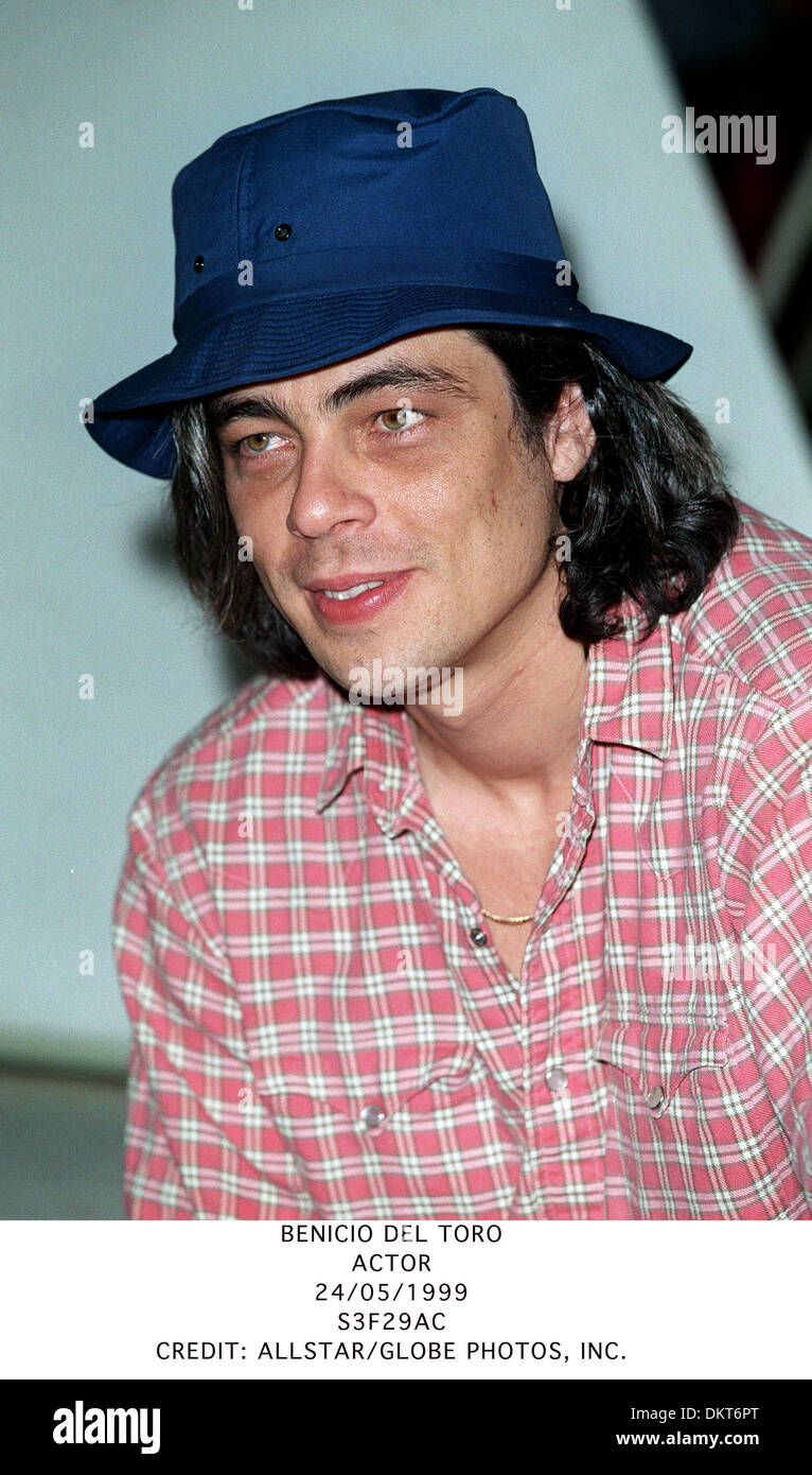 BENICIO DEL TORO.ACTOR.24/05/1999.S3F29AC Stock Photo - Alamy