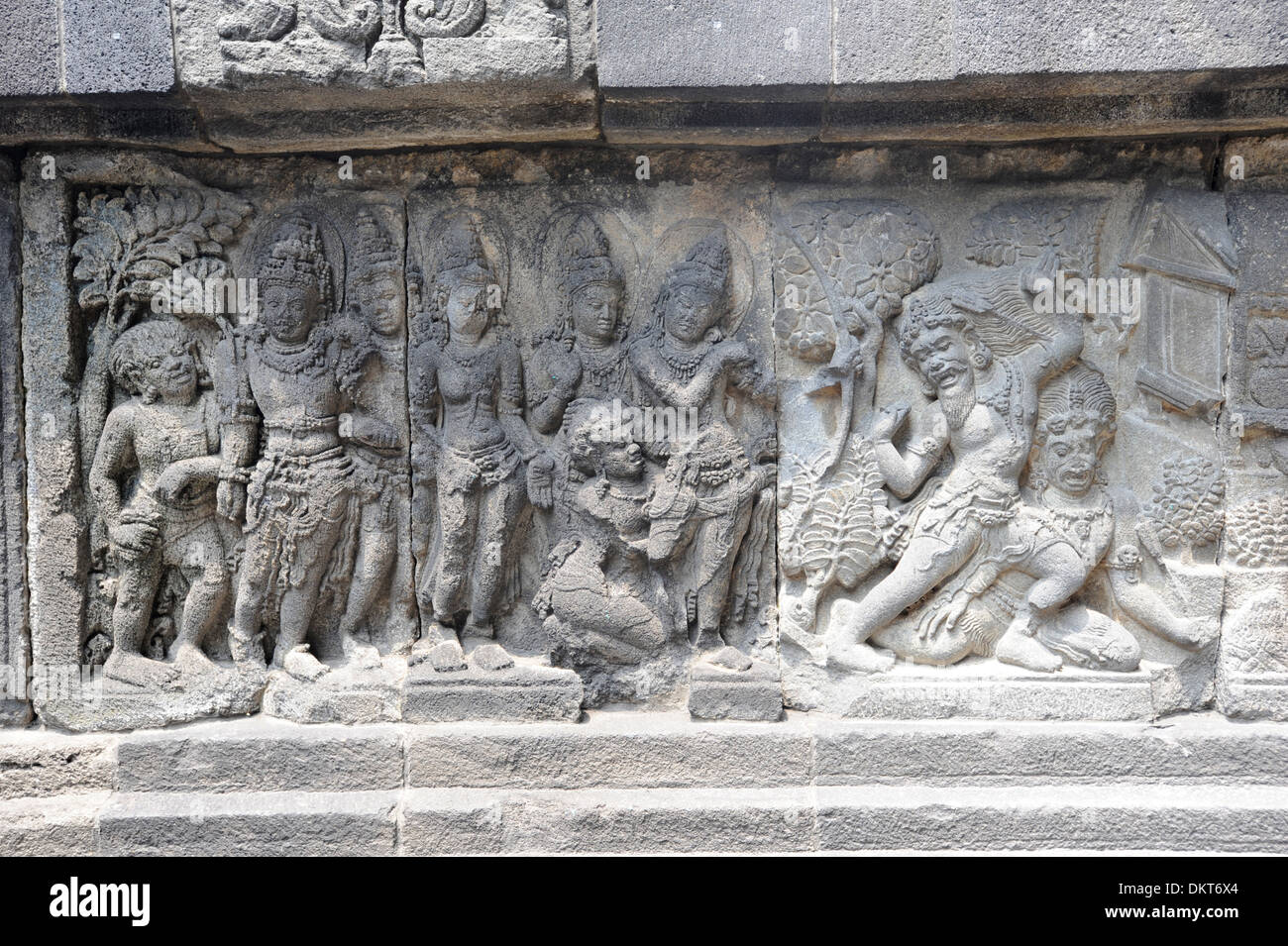 Asia, Indonesia, Java, Prambanan, Hinduism, temple, stone, relief ...