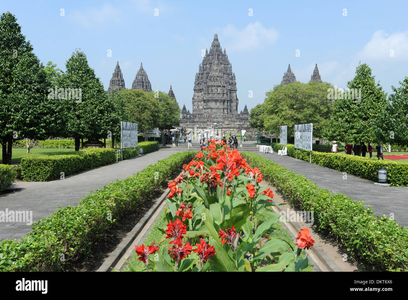 Asia, Indonesia, Java, Prambanan, Hinduism, towers, temples, park ...