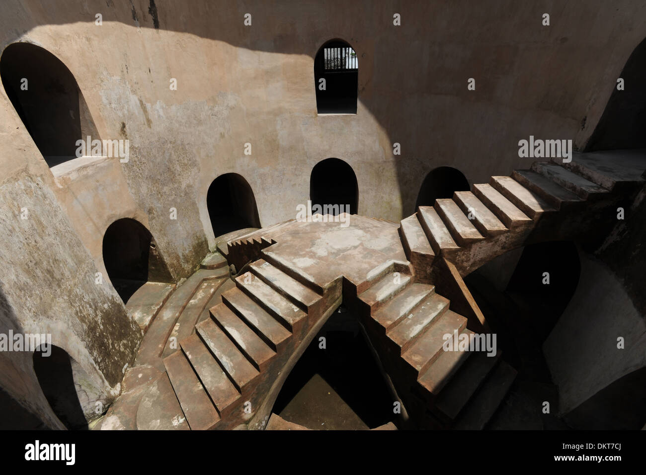 Asia, Indonesia, Java, Yogyakarta, mosque, underground, stair, curve ...