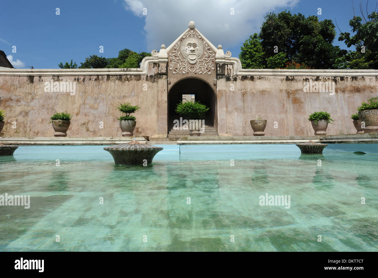 Asia, Indonesia, Java, Yogyakarta, Taman sari, moated castle, wall ...