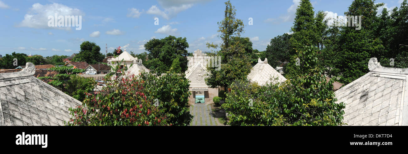 Asia, Indonesia, Java, Yogyakarta, Taman sari, moated castle, roofs ...