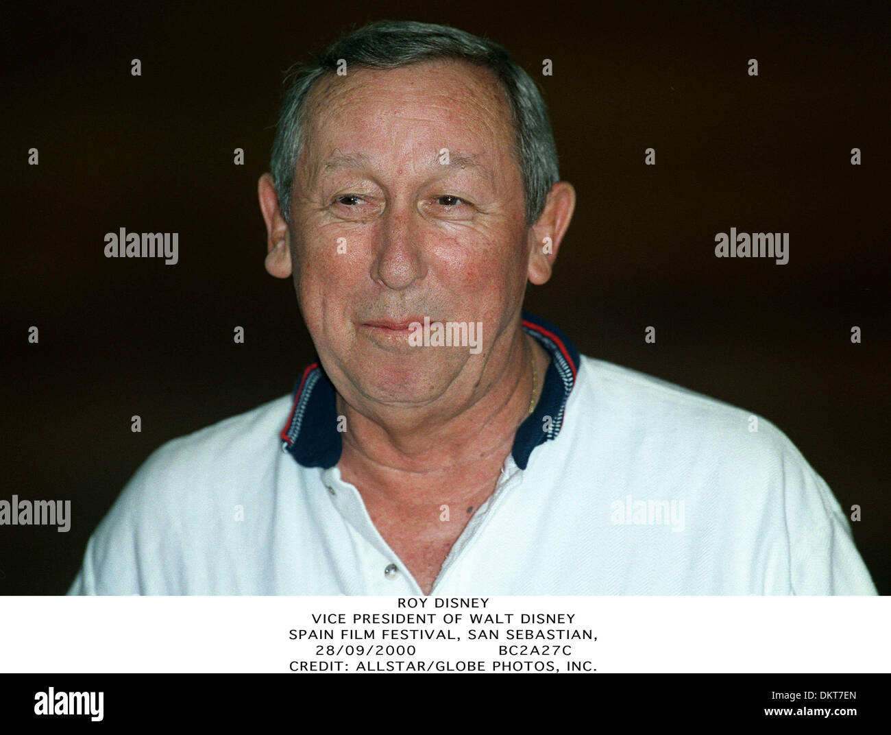 Sept. 28, 2000 - FILM FESTIVAL, SAN SEBASTIAN - ROY DISNEY.VICE ...