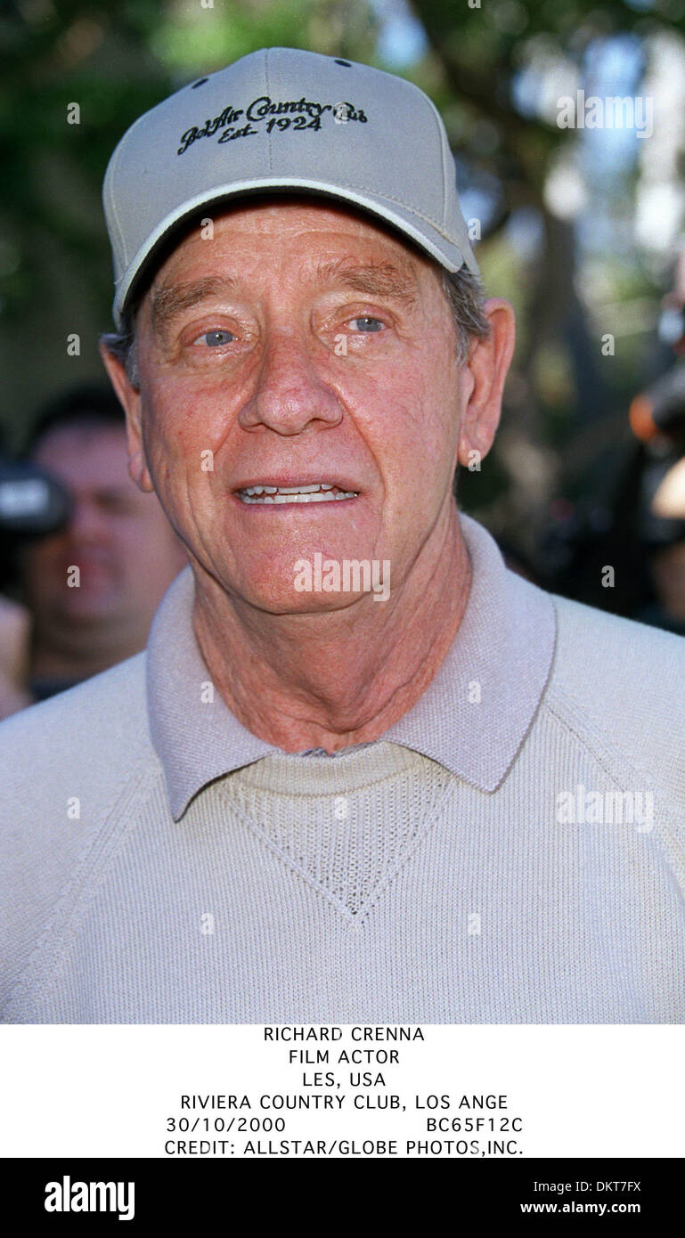 Oct. 30, 2000 - RIVIERA COUNTRY CLUB, LOS ANGE - RICHARD CRENNA.FILM ...