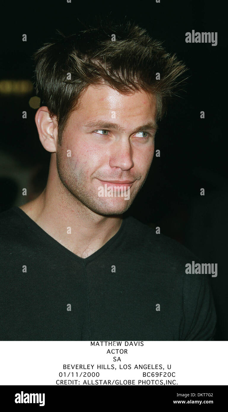 Nov. 1, 2000 - BEVERLEY HILLS, LOS ANGELES, U - MATTHEW DAVIS.ACTOR.SA ...