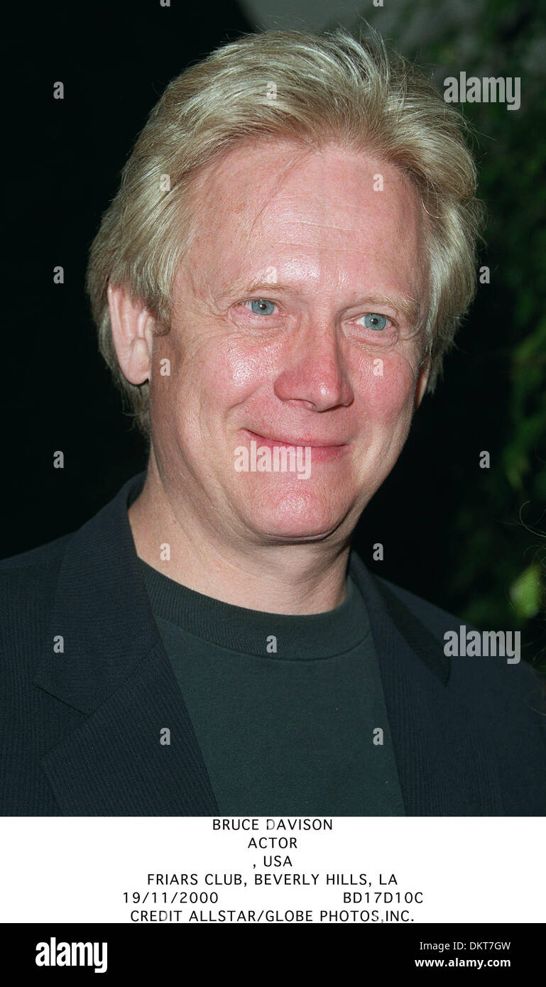 Nov. 19, 2000 - FRIARS CLUB, BEVERLY HILLS, LA - BRUCE DAVISON.ACTOR ...