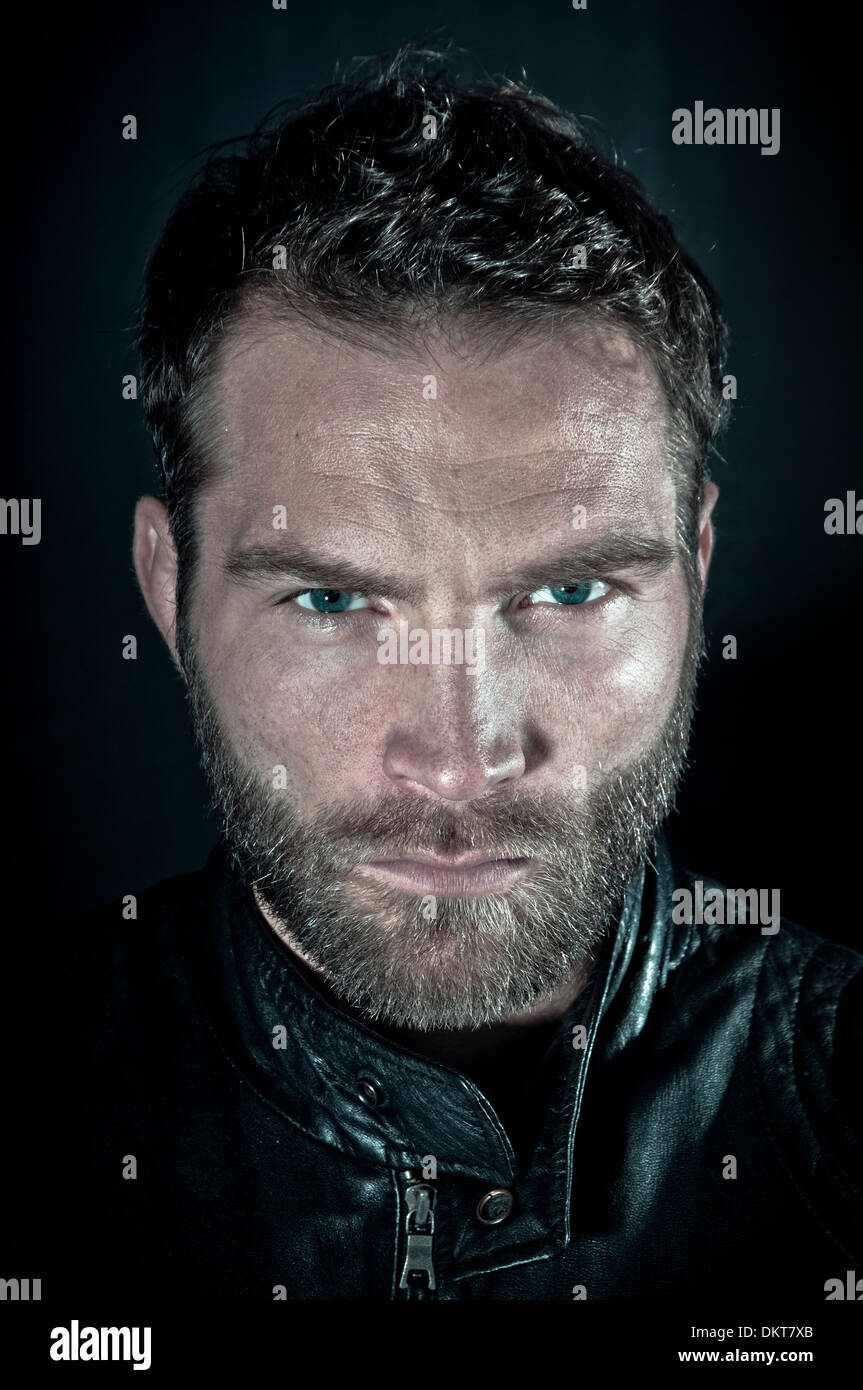 Image angry man beard hi-res stock photography and images - Alamy