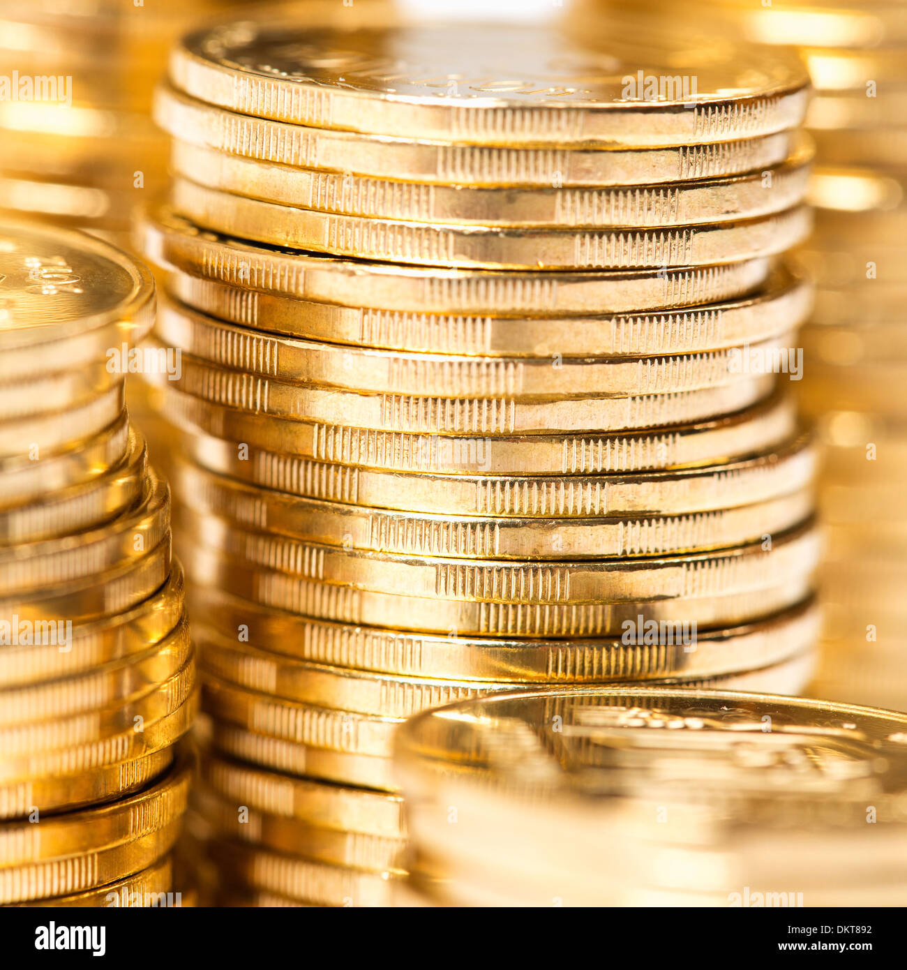 The golden coins close up background Stock Photo - Alamy