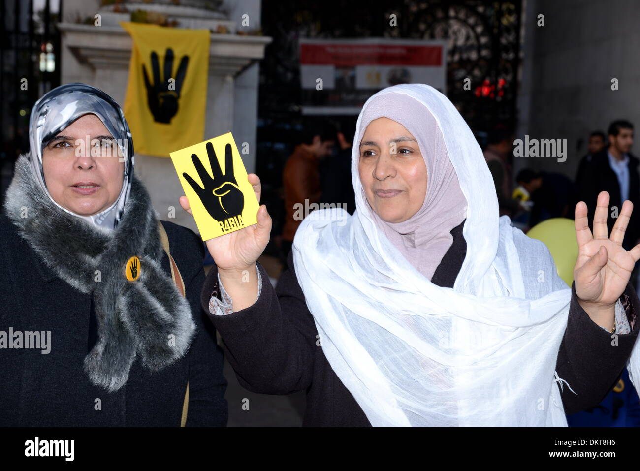 British human rights activists, mainly Egyptians, gathered in ...