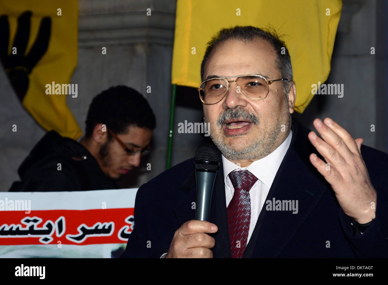 British human rights activists, mainly Egyptians, gathered in ...