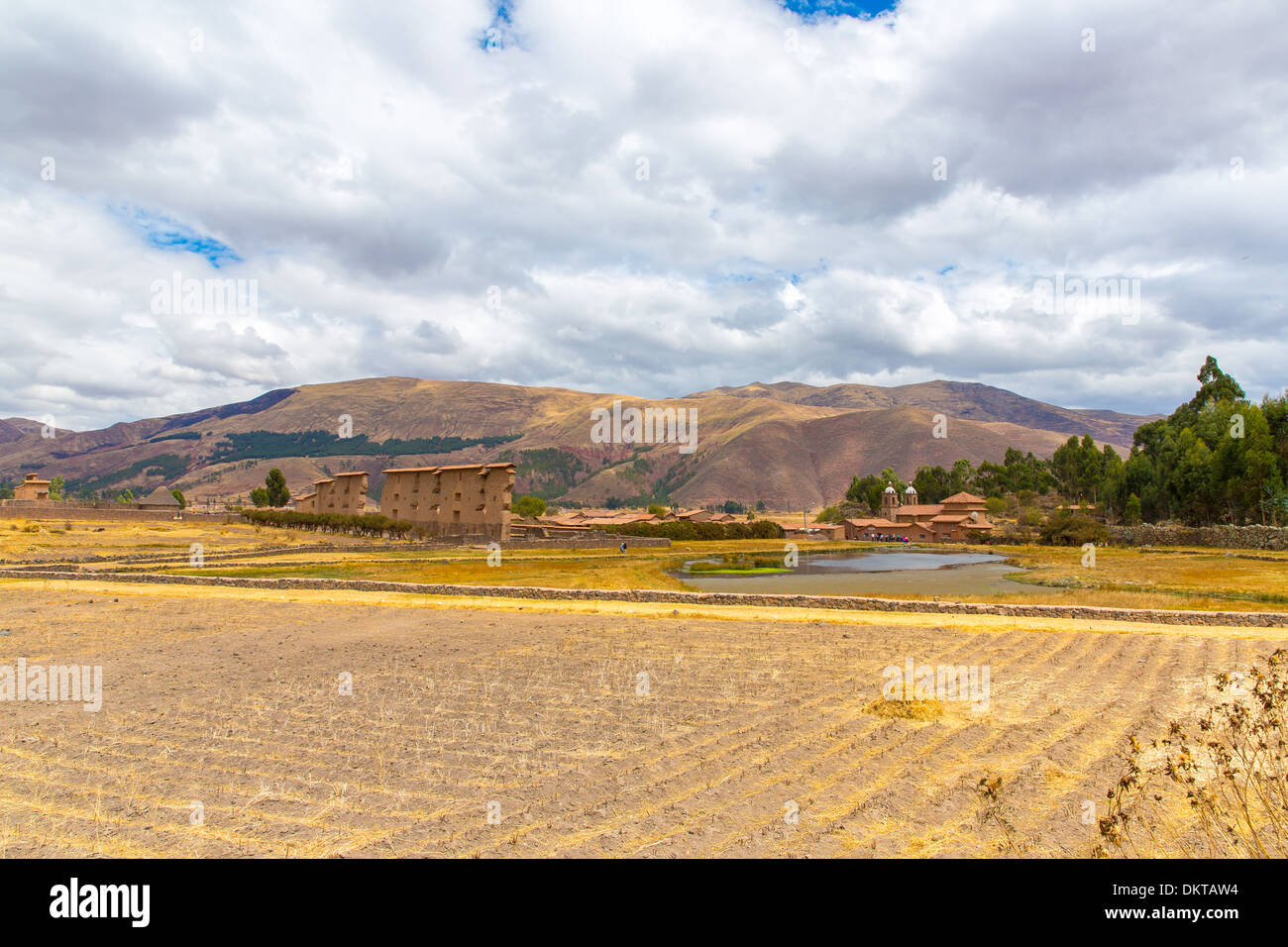 Raqchi, Inca archaeological site in Cusco, Peru (Ruin of Temple of ...