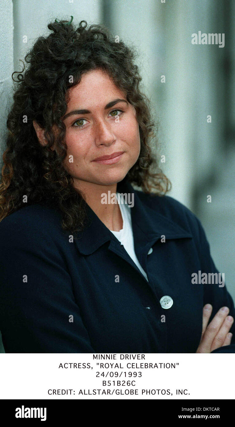 MINNIE DRIVER.ACTRESS, ''ROYAL CELEBRATION''.24/09/1993.B51B26C Stock ...