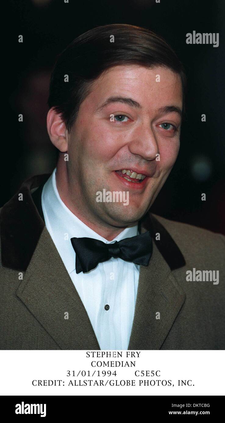 Jan. 31, 1994 - STEPHEN FRY.COMEDIAN.31/01/1994.C5E5C.CREDIT:(Credit ...