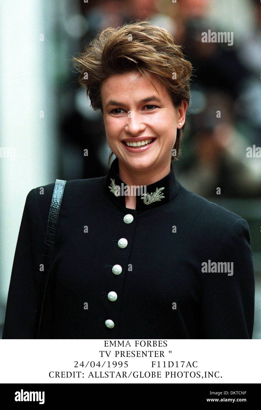 Apr. 24, 1995 - EMMA FORBES.TV PRESENTER ''.24/04/1995.F11D17AC.CREDIT ...