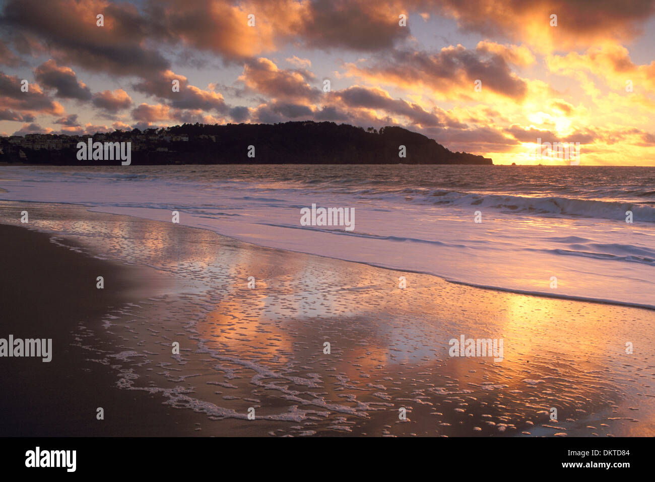 Beautiful sunset baker beach in hi-res stock photography and images - Alamy