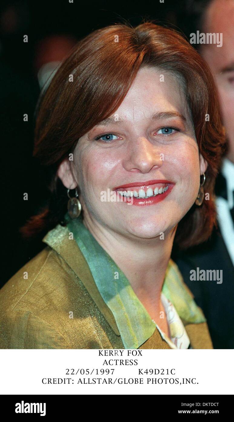 May 22, 1997 - KERRY FOX.ACTRESS.22/05/1997.K49D21C.CREDIT:(Credit Image: © Globe Photos ...