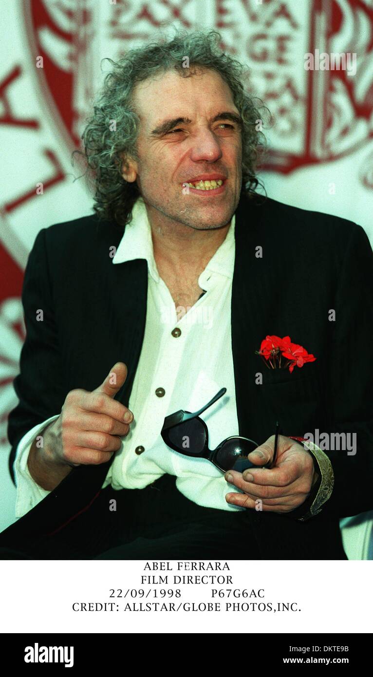 Sept. 22, 1998 - ABEL FERRARA.FILM DIRECTOR.22/09/1998.P67G6AC.CREDIT ...