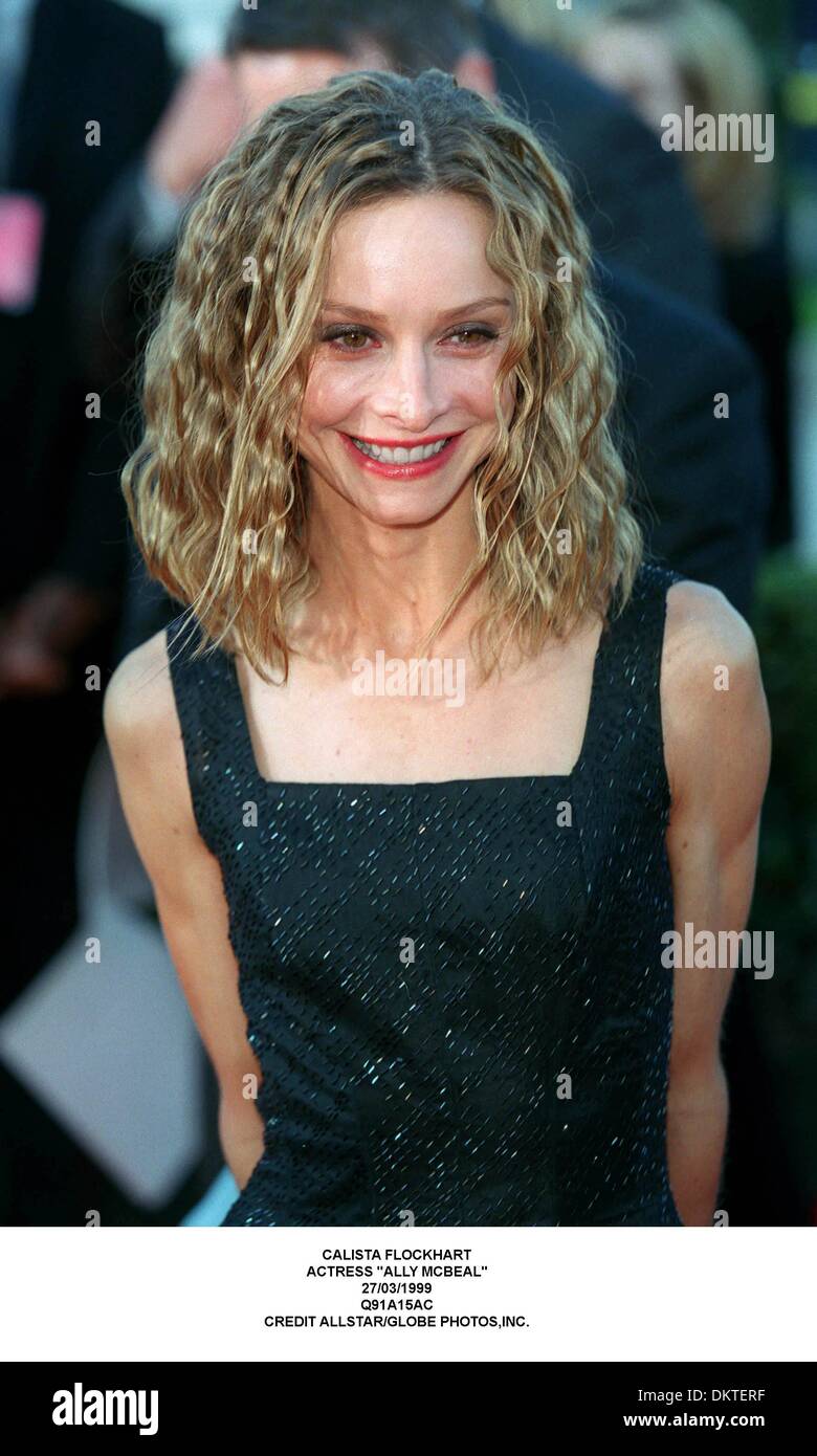 Mar. 27, 1999 - CALISTA FLOCKHART.ACTRESS ''ALLY MCBEAL''.27/03/1999 ...