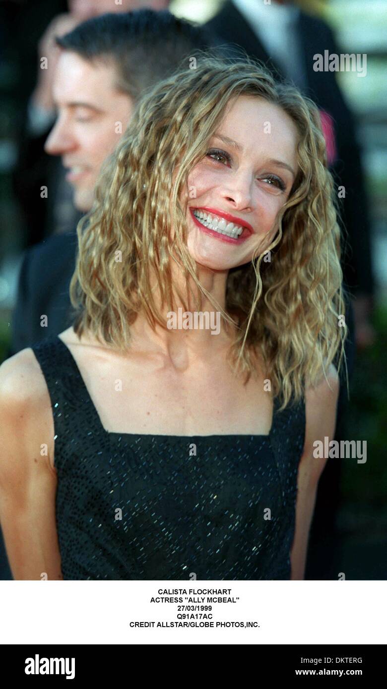 Mar. 27, 1999 - CALISTA FLOCKHART.ACTRESS ''ALLY MCBEAL''.27/03/1999 ...