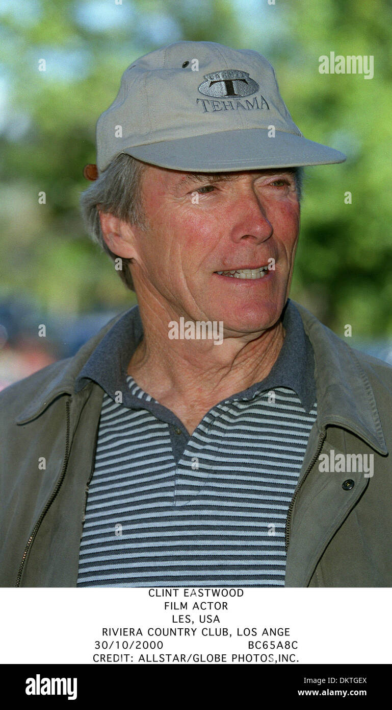 Oct. 30, 2000 - RIVIERA COUNTRY CLUB, LOS ANGE - CLINT EASTWOOD.FILM ...