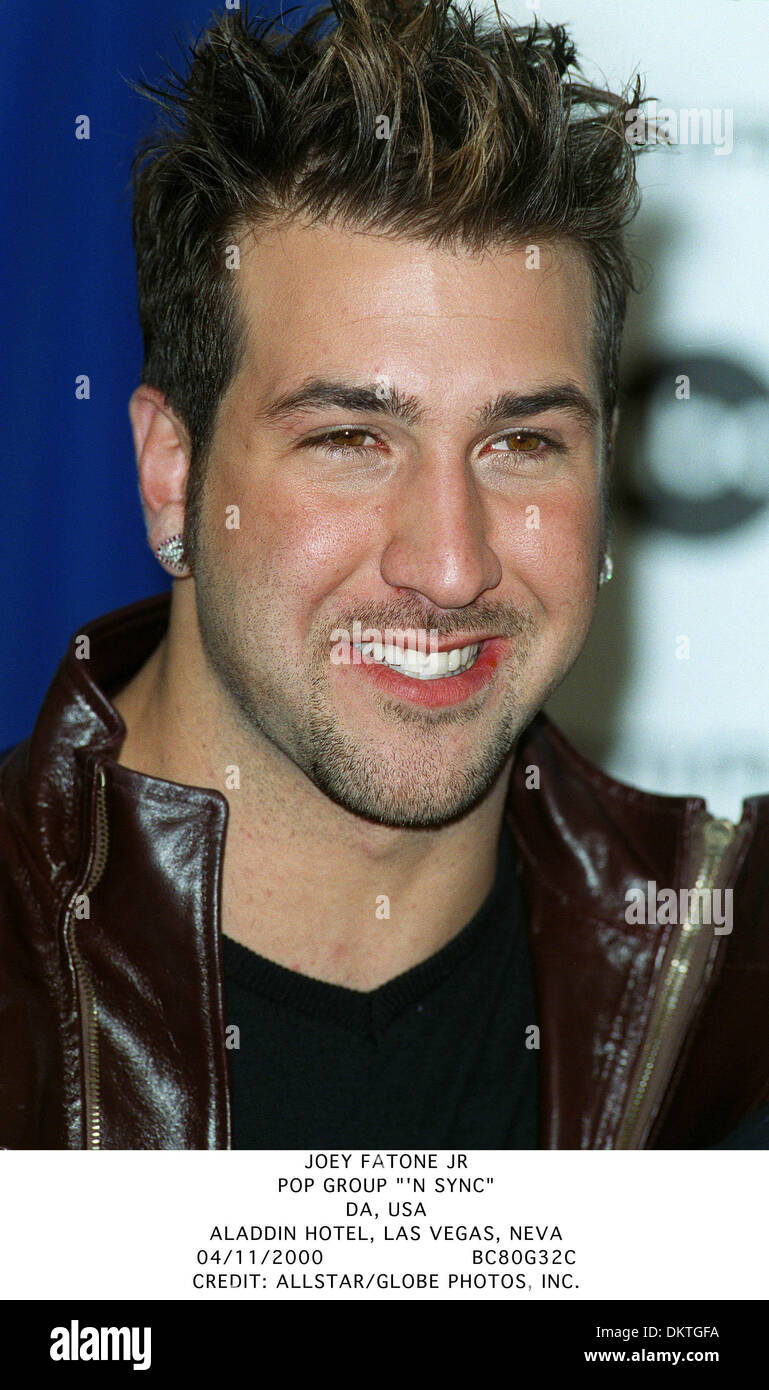 Nov. 4, 2000 - ALADDIN HOTEL, LAS VEGAS, NEVA - JOEY FATONE JR.POP ...