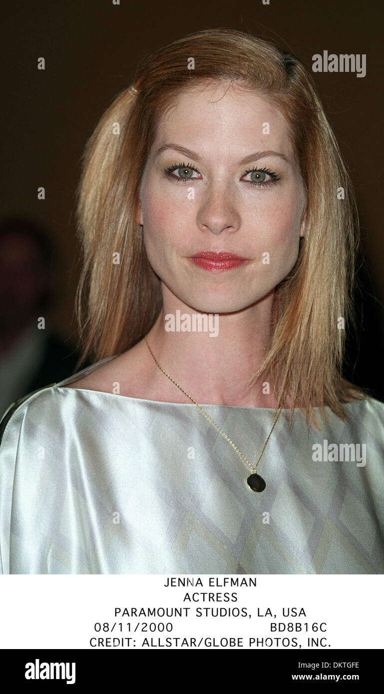 Nov. 8, 2000 - PARAMOUNT STUDIOS, LA, USA - JENNA ELFMAN.ACTRESS ...
