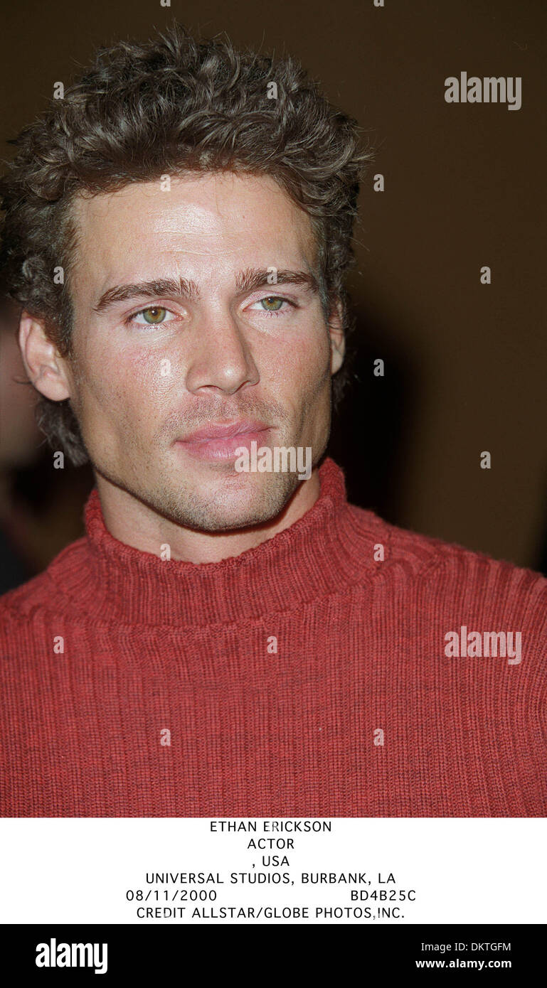 Nov. 8, 2000 - UNIVERSAL STUDIOS, BURBANK, LA - ETHAN ERICKSON.ACTOR., USA.UNIVERSAL STUDIOS ...