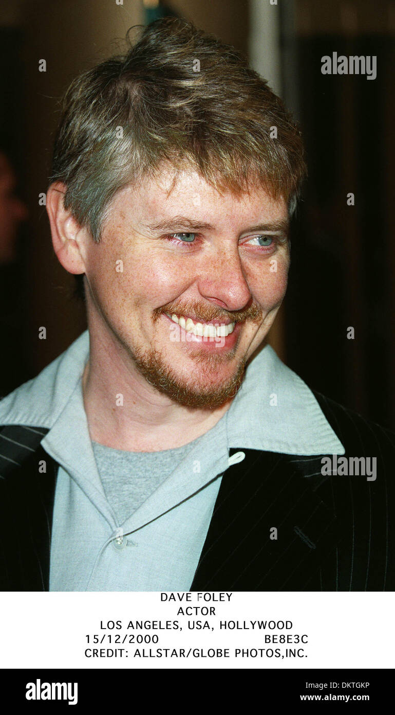 DAVE FOLEY.ACTOR.LOS ANGELES, USA, HOLLYWOOD.15/12/2000.BE8E3C Stock ...